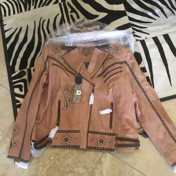Double D Ranch | Jackets & Coats | Double D Ranch Leather Jacket Size ...